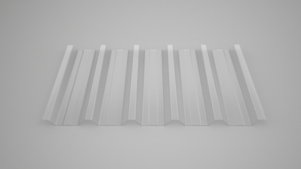 Telha Translúcida Trapezoidal TP 40 | Comercial R3